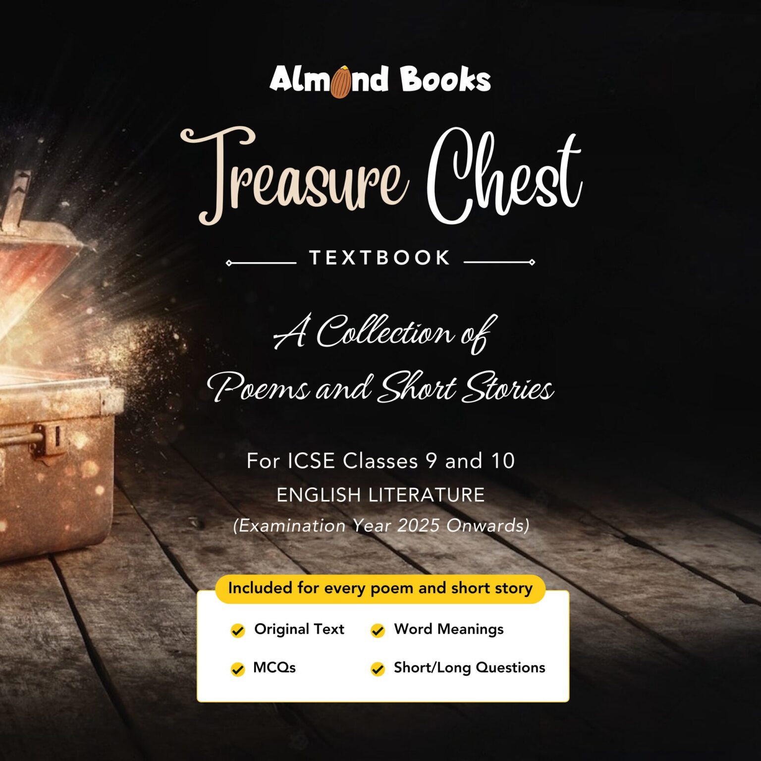 Almond Books Treasure Chest ICSE English Textbook for Class 9 &10 ...