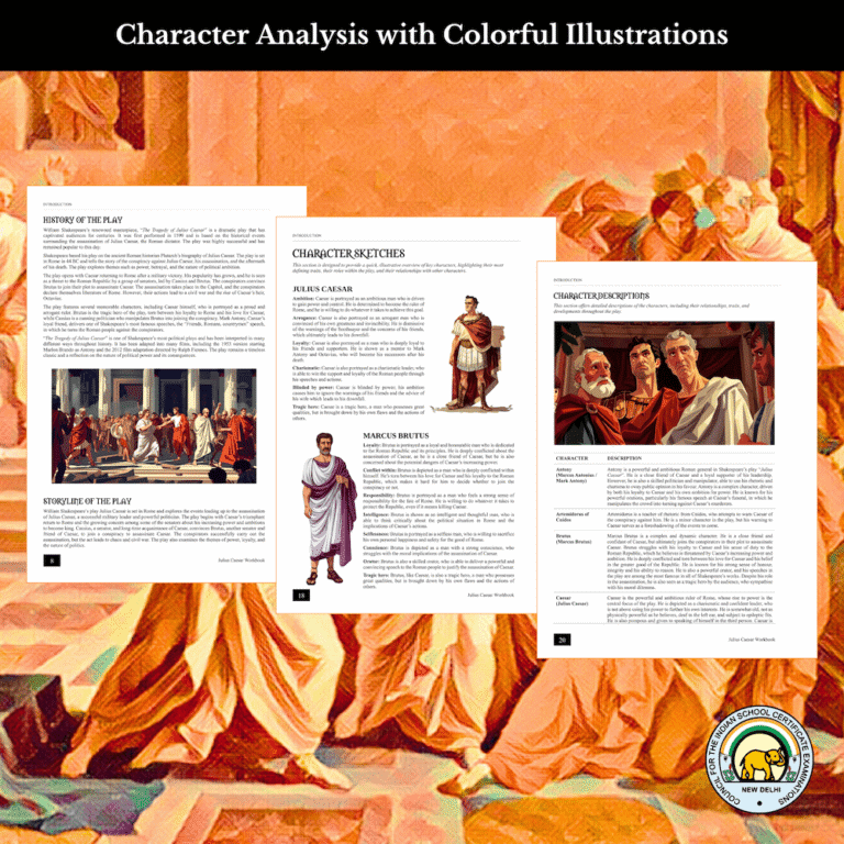 Almond Books ICSE Julius Caesar Workbook with Answers (Class 9 and 10 ...