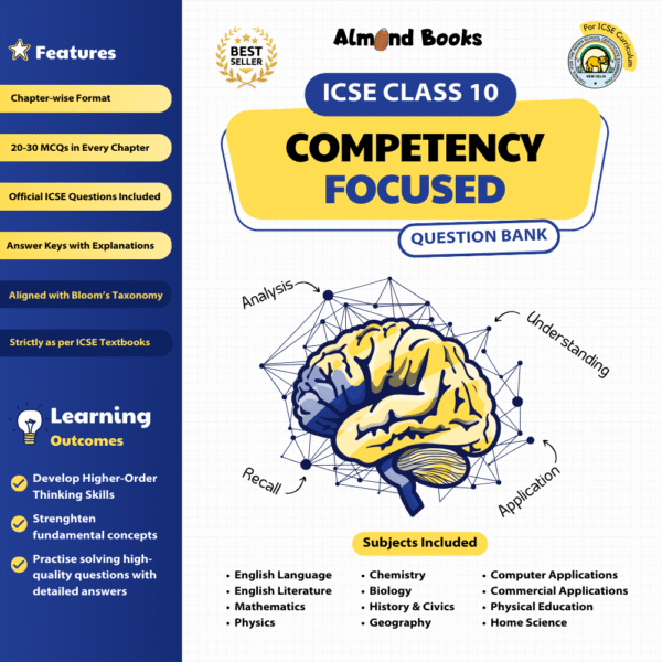 Almond Books ICSE Class 10 Competency-Based MCQs | Chapter-wise ...