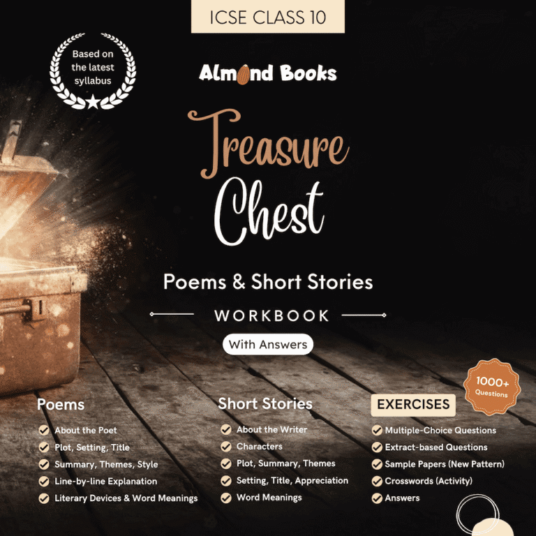 Almond Books ICSE Class 10 Treasure Chest Workbook: Poems & Short ...